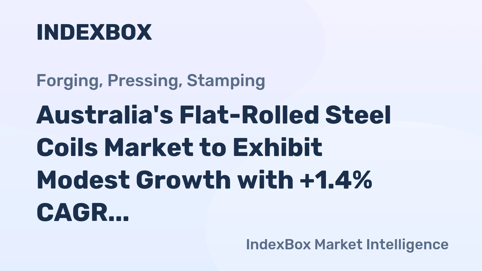 Australia's Flat-Rolled Steel Coils Market to Exhibit Modest Growth with +1.4% CAGR through 2035