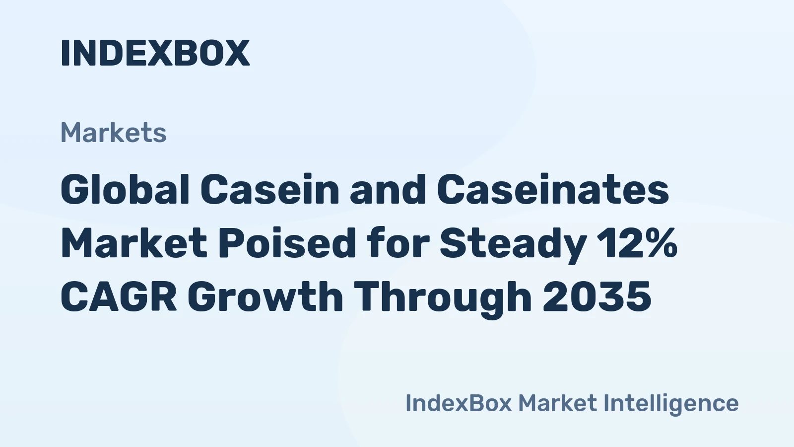 Global Casein and Caseinates Market Poised for Steady 12% CAGR Growth Through 2035