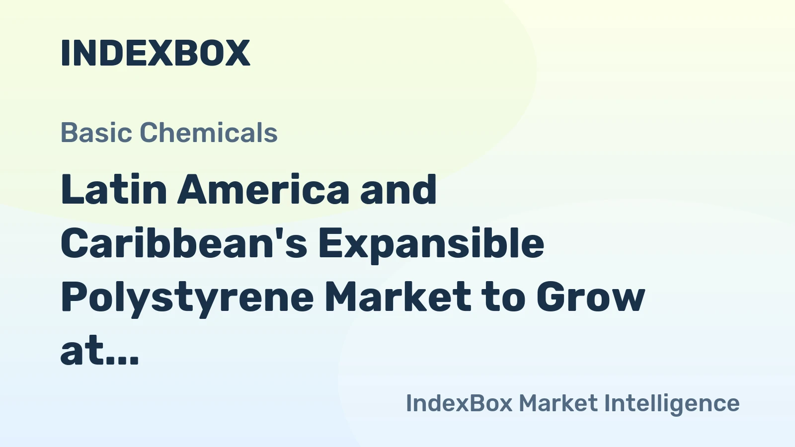 Latin America and Caribbean's Expansible Polystyrene Market to Grow at a CAGR of 0.8% from 2024 to 2035