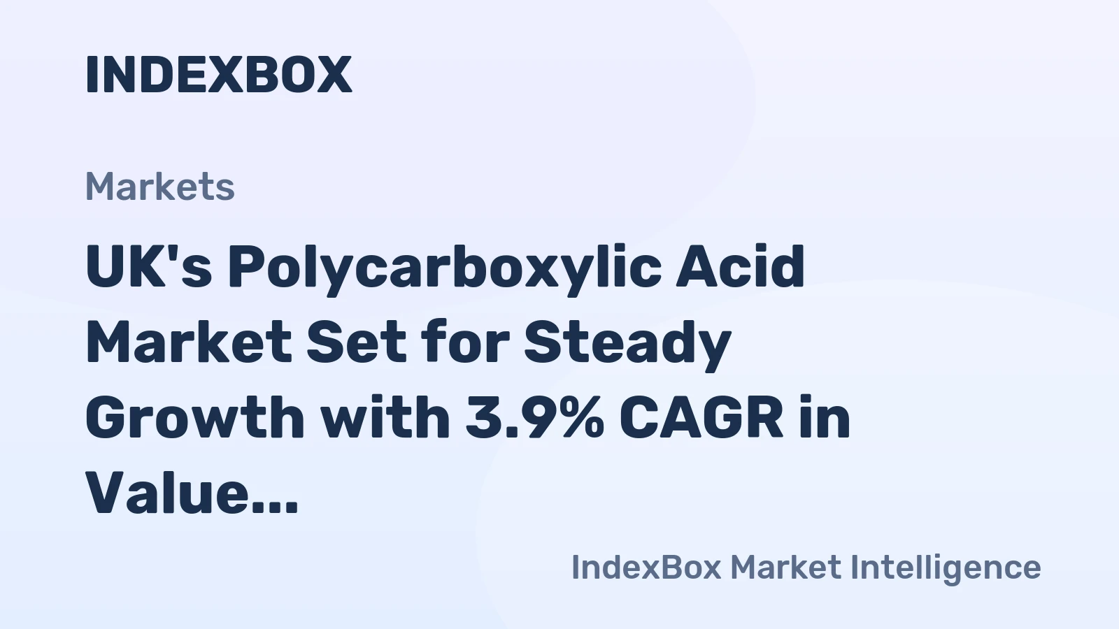 UK's Polycarboxylic Acid Market Set for Steady Growth with 3.9% CAGR in Value Through 2035