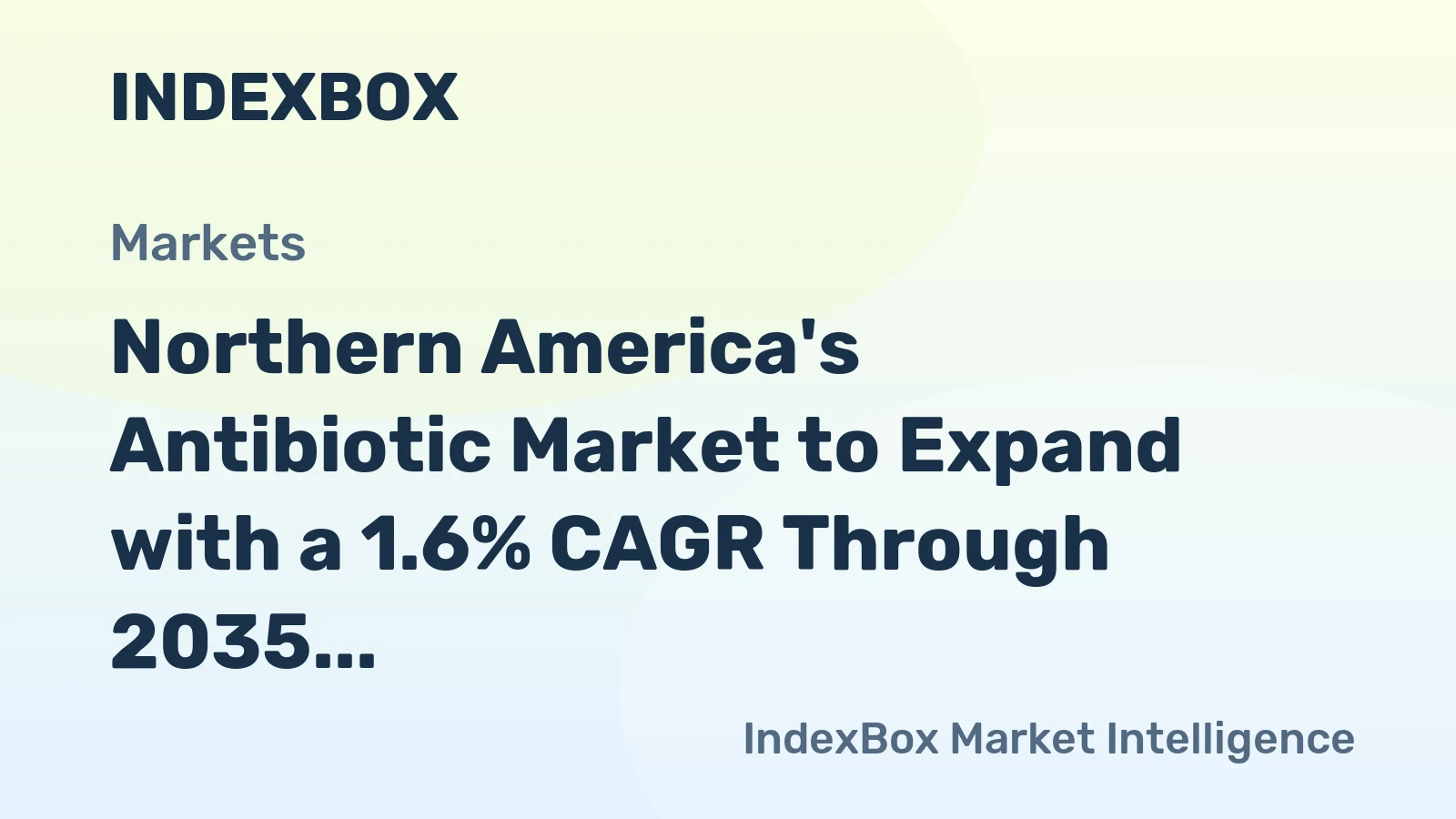Northern America's Antibiotic Market to Expand with a 1.6% CAGR Through 2035