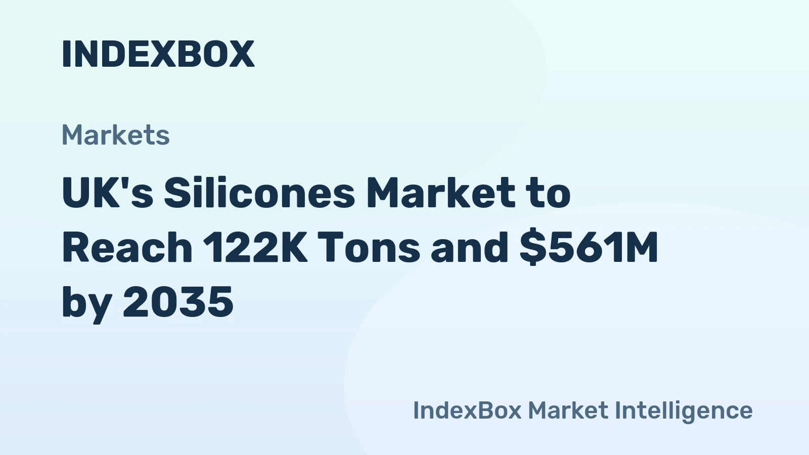 UK's Silicones Market to Reach 122K Tons and $561M by 2035