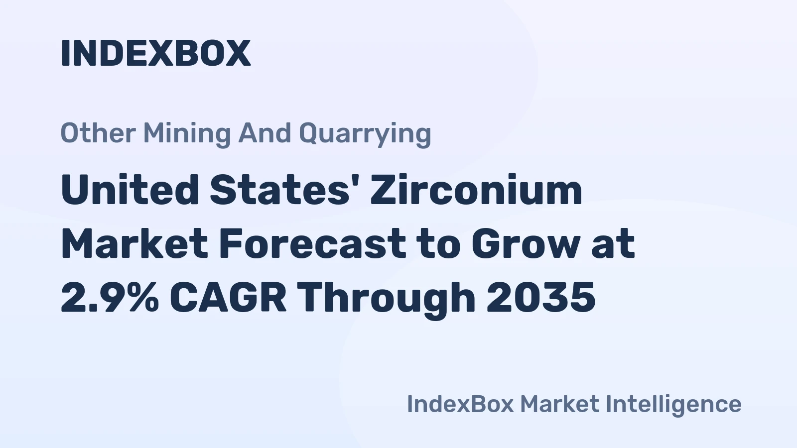 United States' Zirconium Market Forecast to Grow at 2.9% CAGR Through 2035