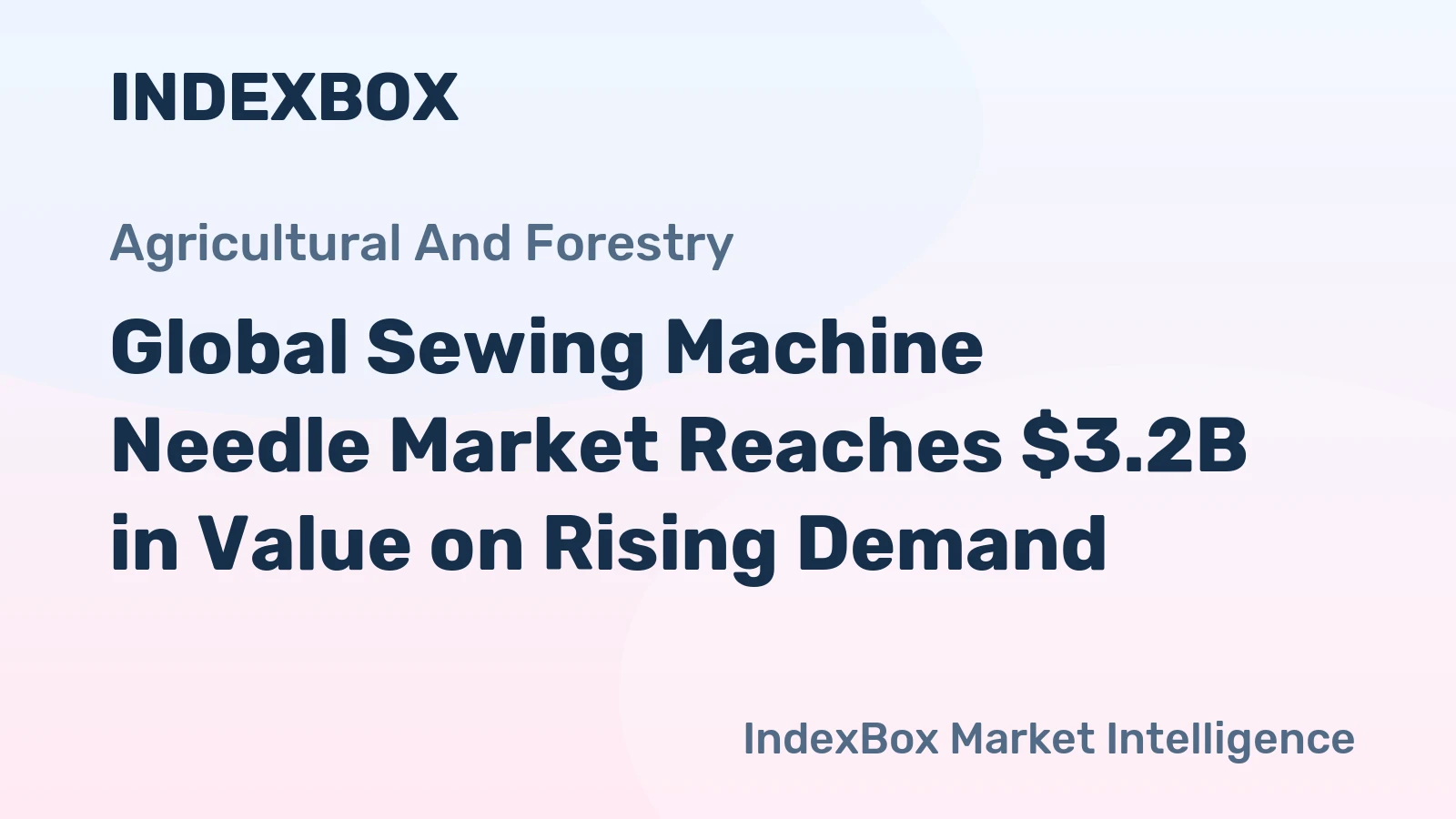 Global Sewing Machine Needle Market Reaches $3.2B in Value on Rising Demand