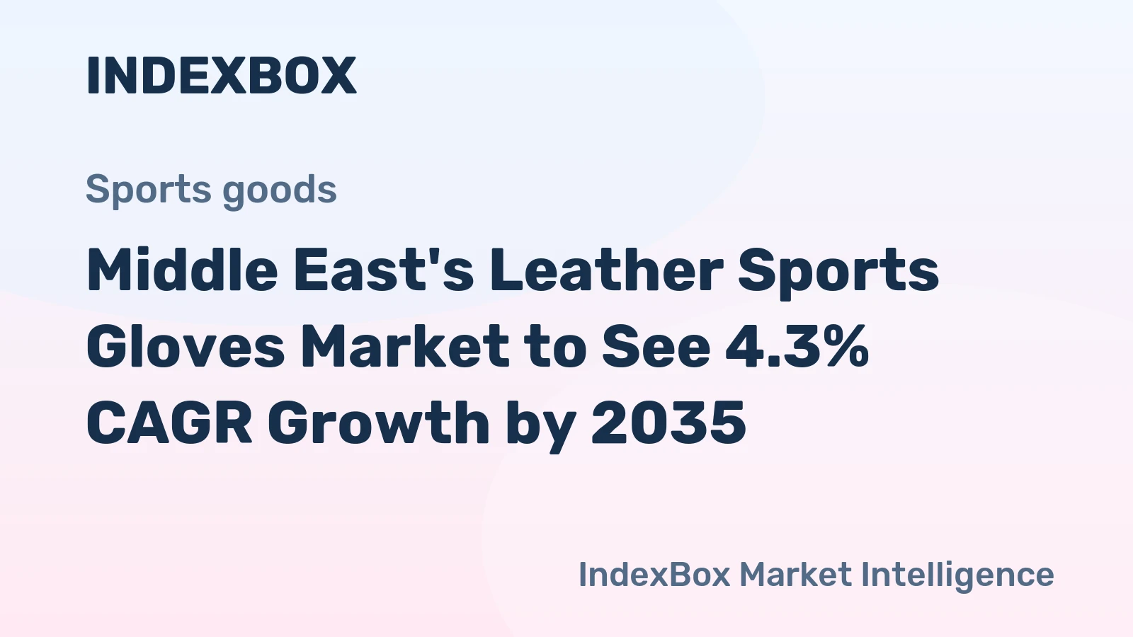 Middle East's Leather Sports Gloves Market to See 4.3% CAGR Growth by 2035