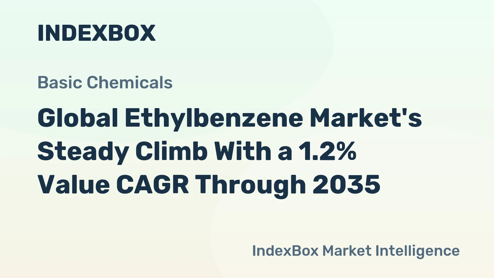 Global Ethylbenzene Market's Steady Climb With a 1.2% Value CAGR Through 2035