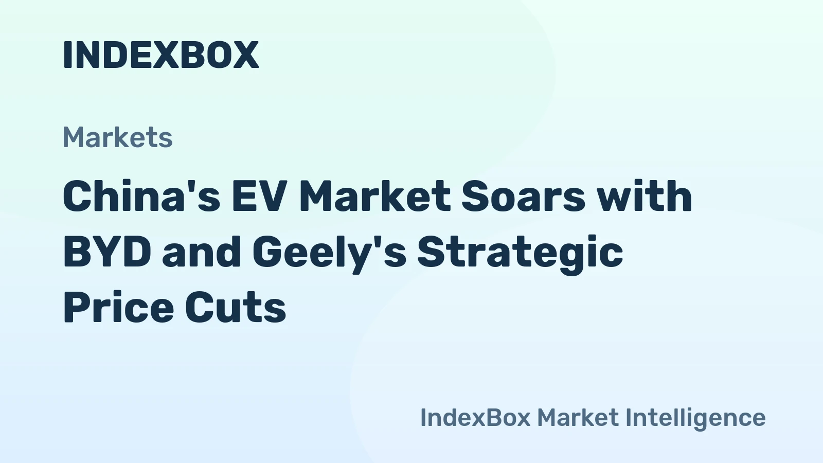 China's EV Market Soars with BYD and Geely's Strategic Price Cuts
