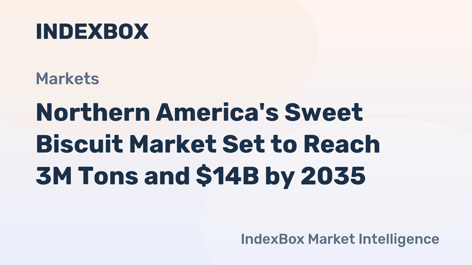 Northern America's Sweet Biscuit Market Set to Reach 3M Tons and $14B by 2035