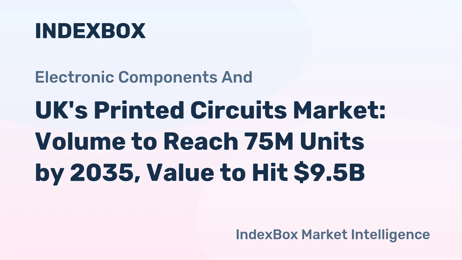 UK's Printed Circuits Market: Volume to Reach 75M Units by 2035, Value to Hit $9.5B
