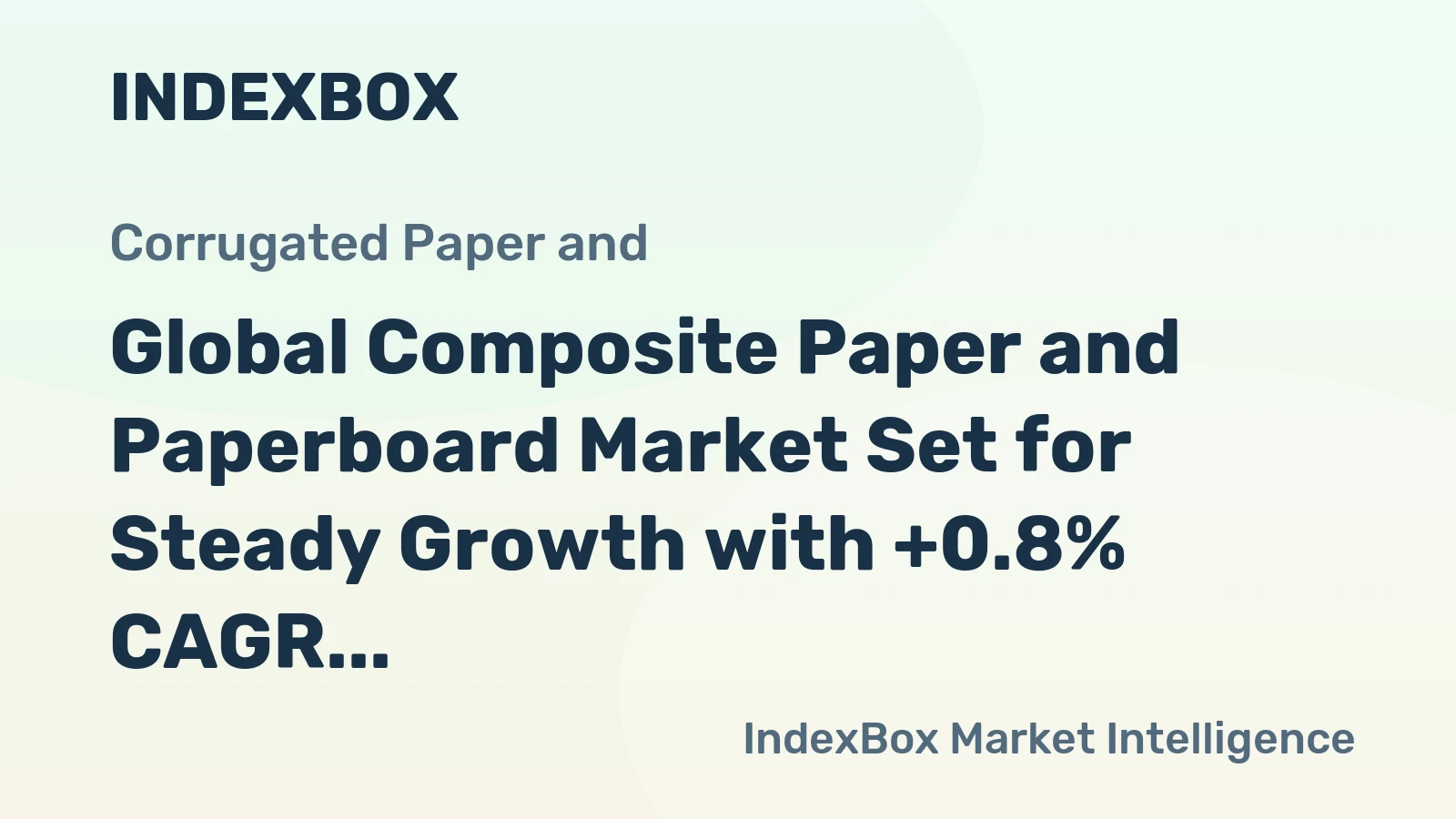 Global Composite Paper and Paperboard Market Set for Steady Growth with +0.8% CAGR Through 2035