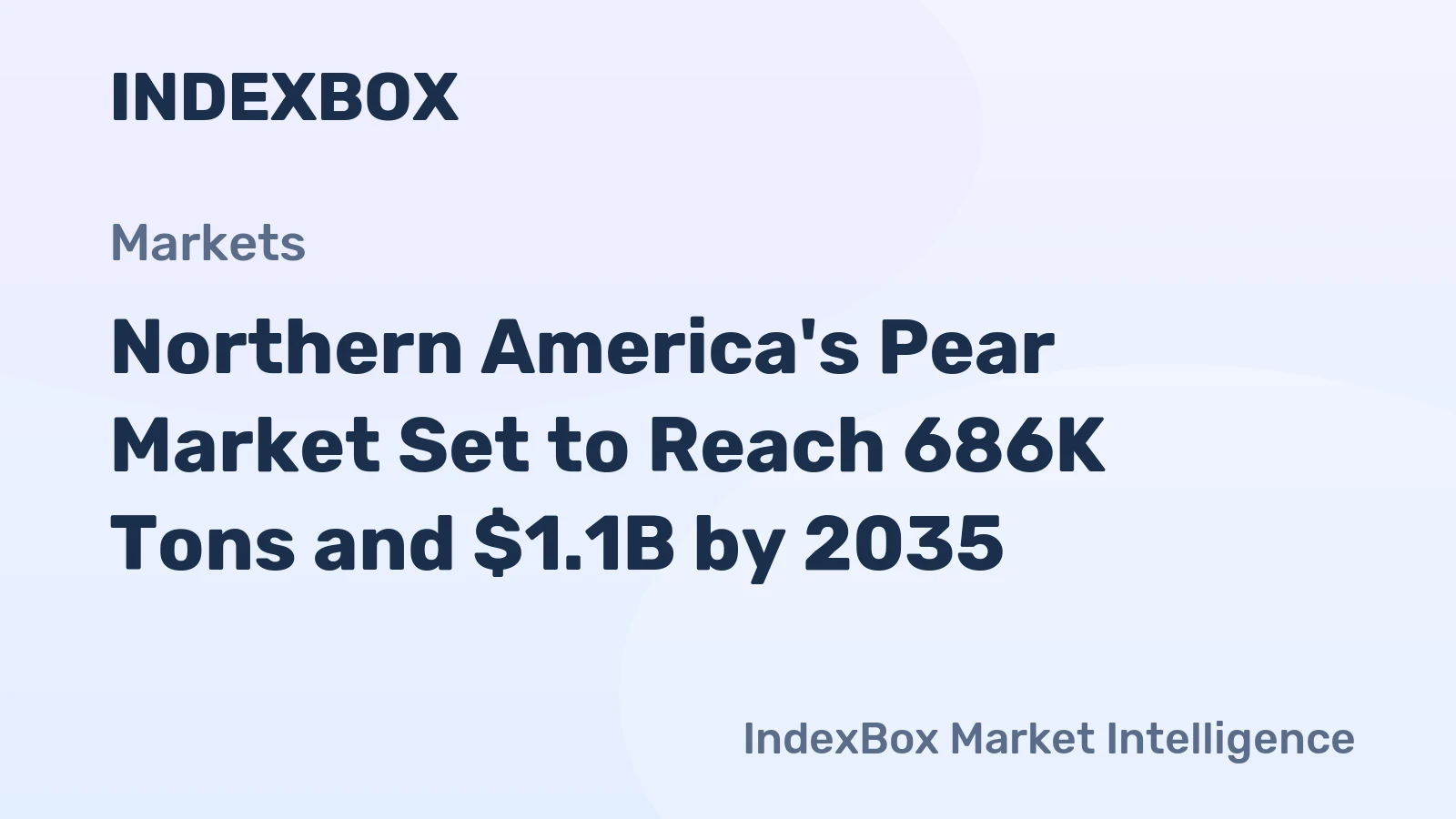 Northern America's Pear Market Set to Reach 686K Tons and $1.1B by 2035