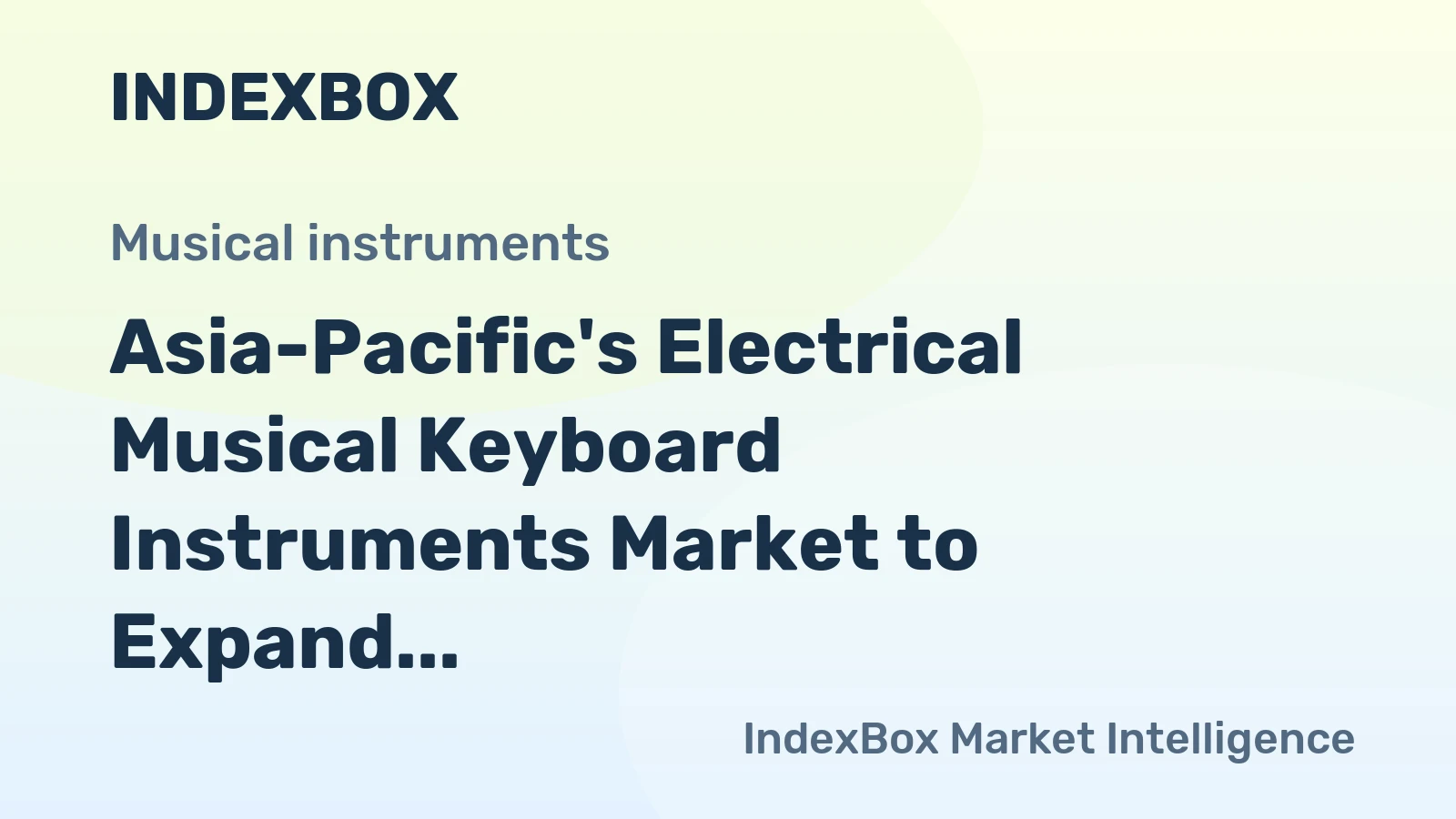 Asia-Pacific's Electrical Musical Keyboard Instruments Market to Expand at +9.5% CAGR, Reaching 15M Units by 2035