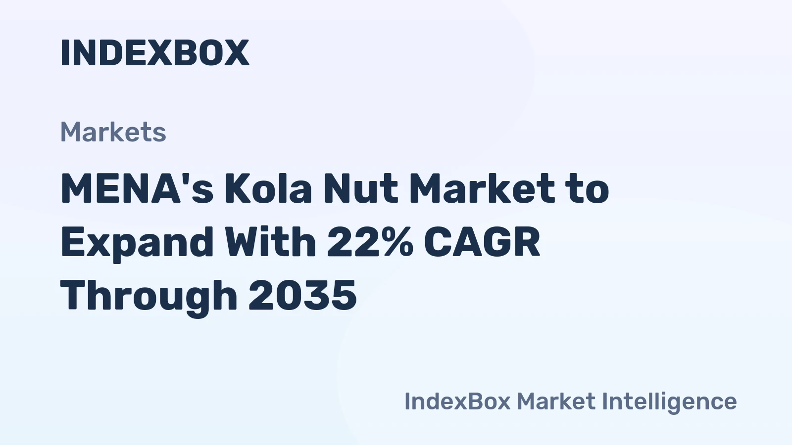 MENA's Kola Nut Market to Expand With 22% CAGR Through 2035