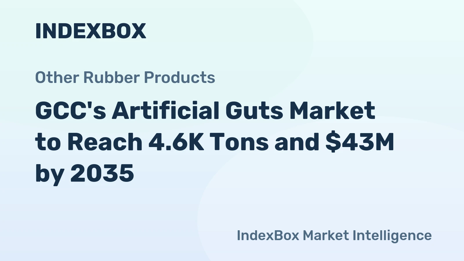 GCC's Artificial Guts Market to Reach 4.6K Tons and $43M by 2035