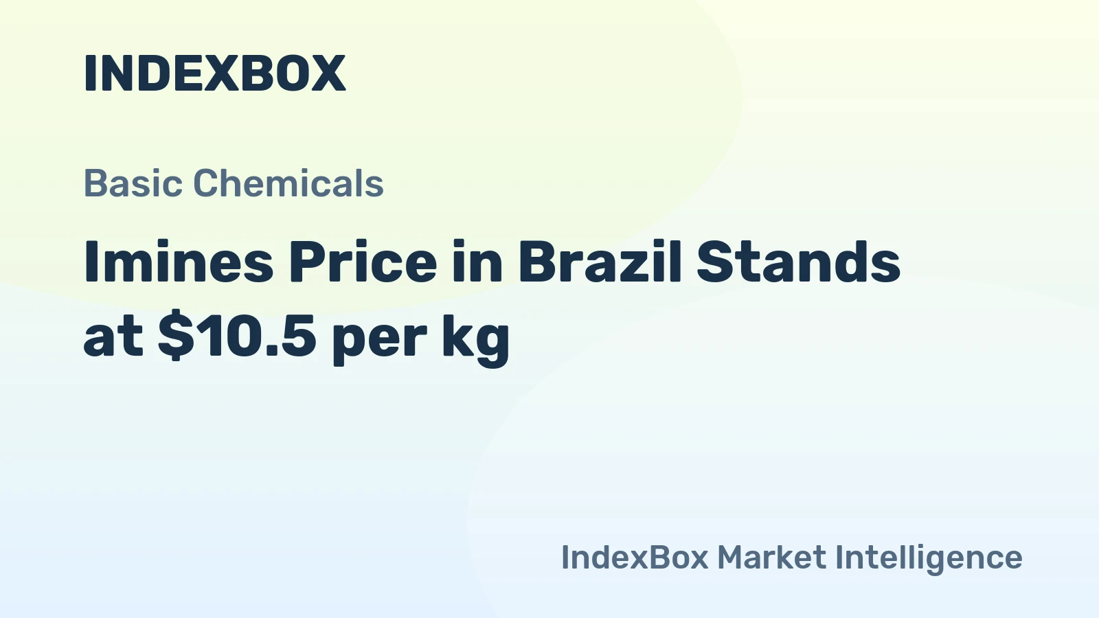 Imines Price in Brazil Stands at $10.5 per kg