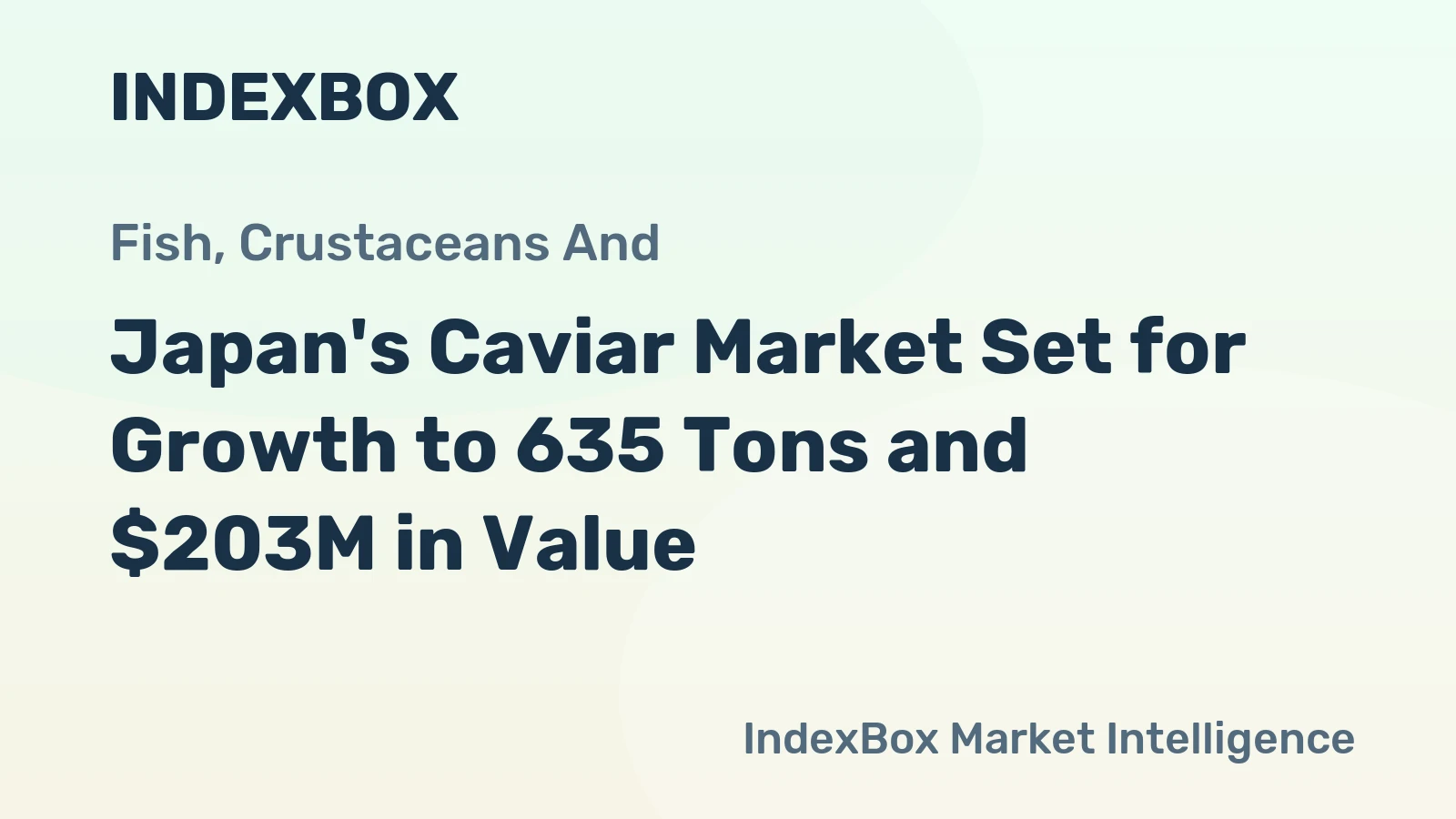Japan's Caviar Market Set for Growth to 635 Tons and $203M in Value