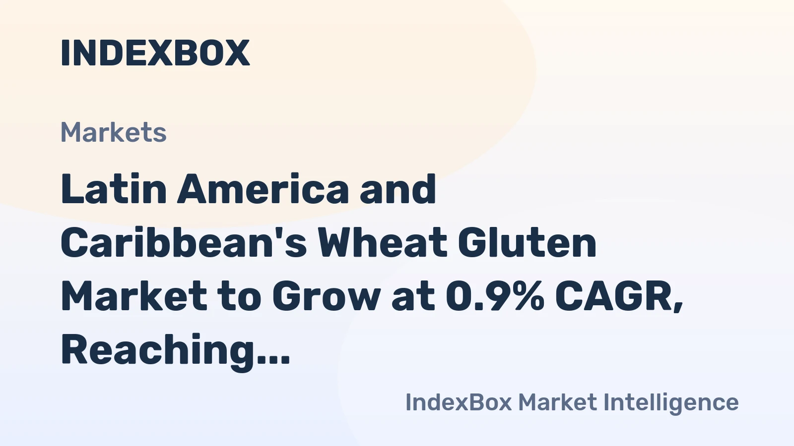 Latin America and Caribbean's Wheat Gluten Market to Grow at 0.9% CAGR, Reaching 67K Tons by 2035