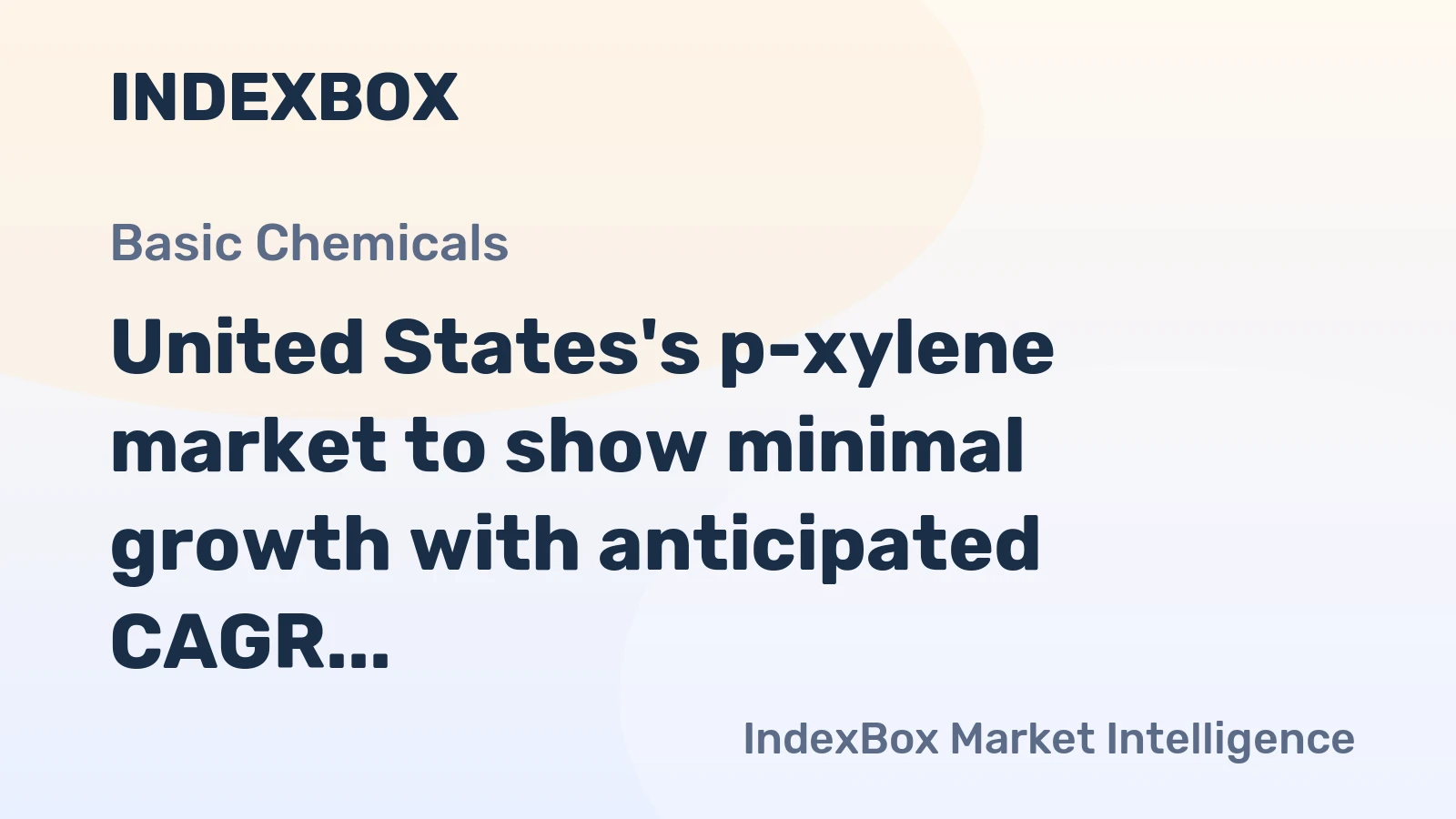 United States's p-xylene market to show minimal growth with anticipated CAGR of +0.1% from 2024 to 2035