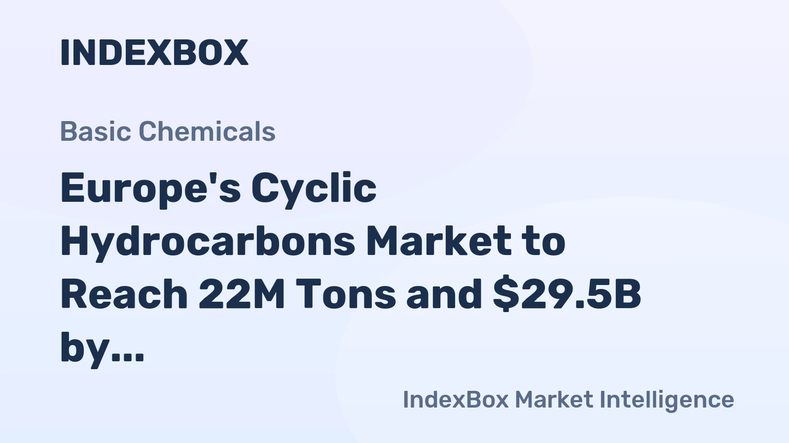 Europe's Cyclic Hydrocarbons Market to Reach 22M Tons and $29.5B by 2035, Driven by Rising Demand