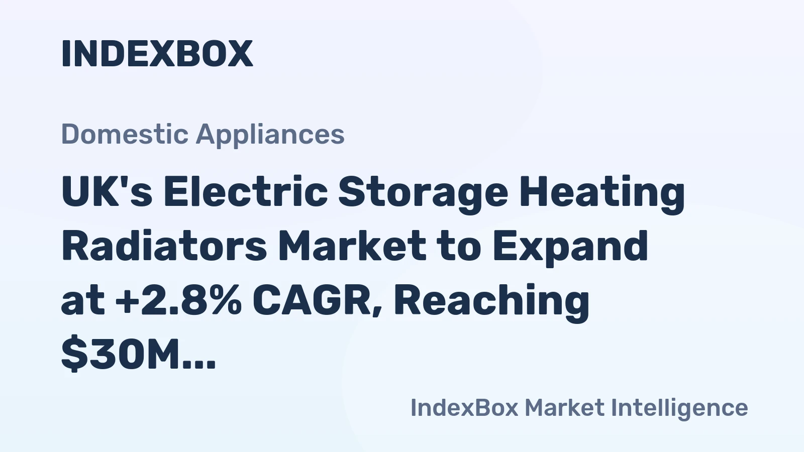 UK's Electric Storage Heating Radiators Market to Expand at +2.8% CAGR, Reaching $30M by 2035
