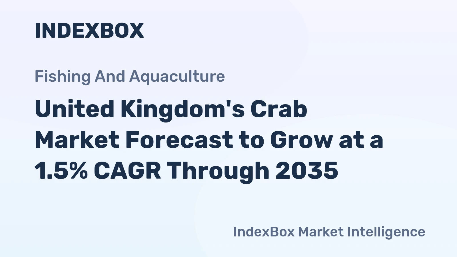 United Kingdom's Crab Market Forecast to Grow at a 1.5% CAGR Through 2035