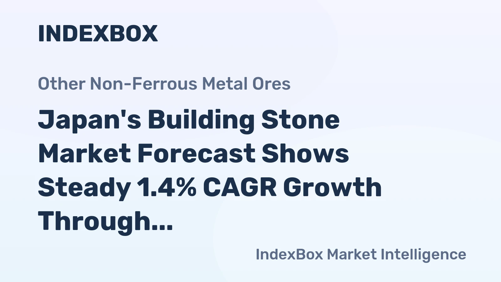 Japan's Building Stone Market Forecast Shows Steady 1.4% CAGR Growth Through 2035