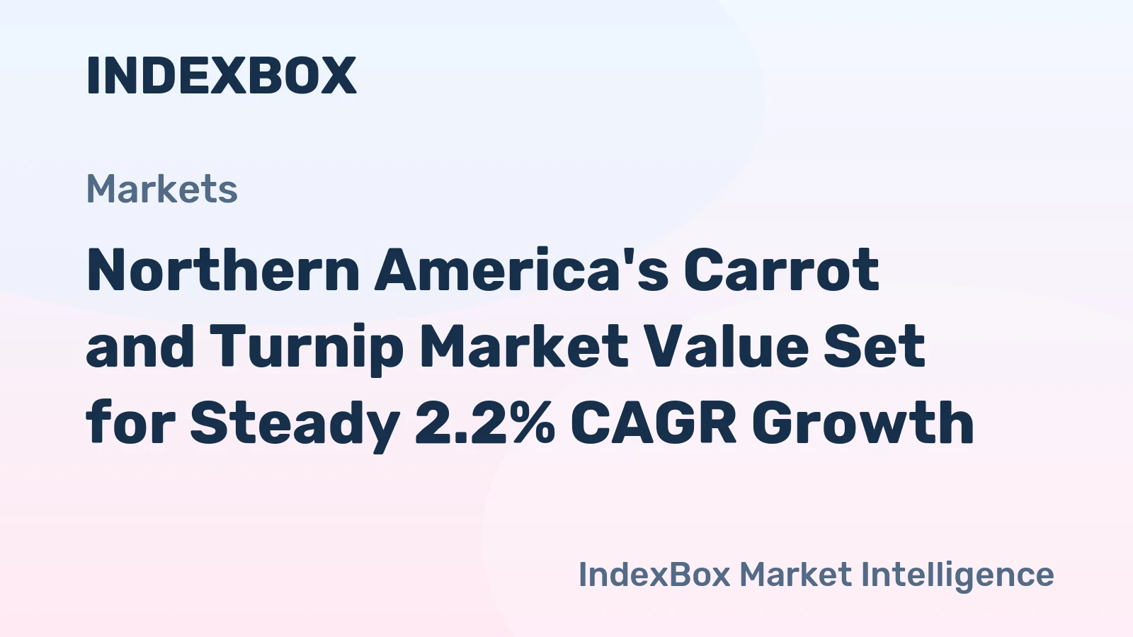 Northern America's Carrot and Turnip Market Value Set for Steady 2.2% CAGR Growth