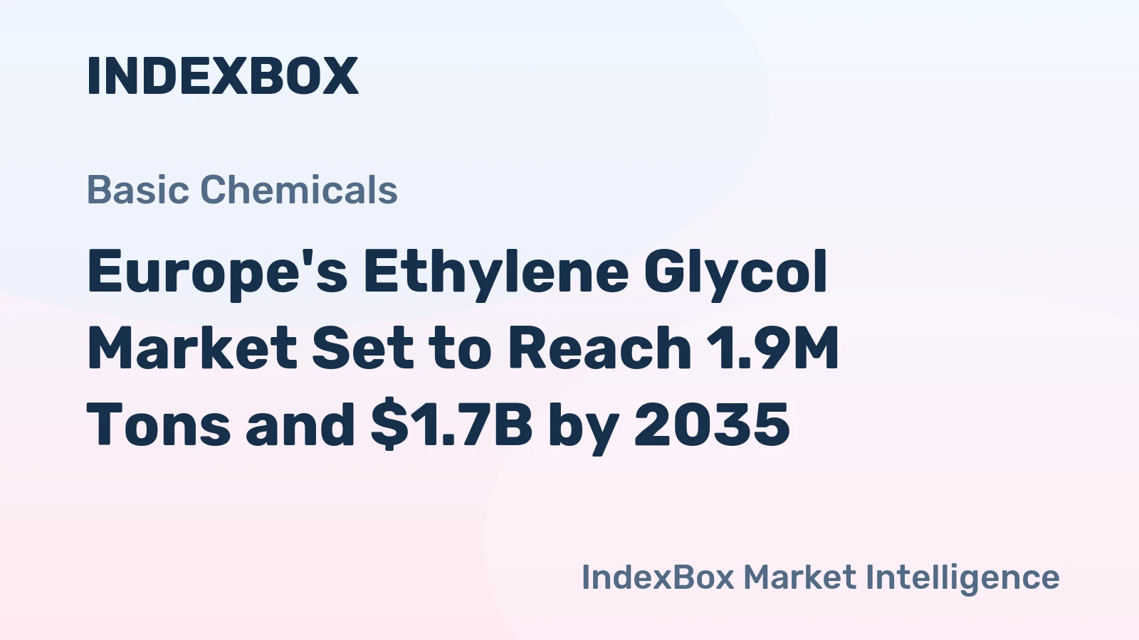 Europe's Ethylene Glycol Market Set to Reach 1.9M Tons and $1.7B by 2035