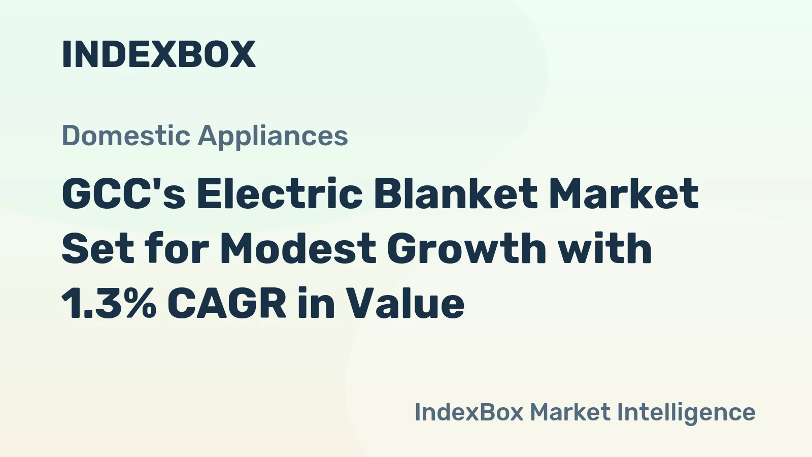 GCC's Electric Blanket Market Set for Modest Growth with 1.3% CAGR in Value