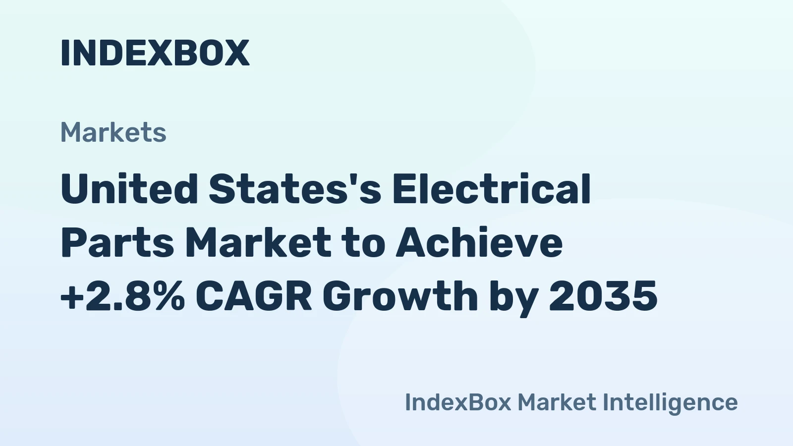 United States's Electrical Parts Market to Achieve +2.8% CAGR Growth by 2035