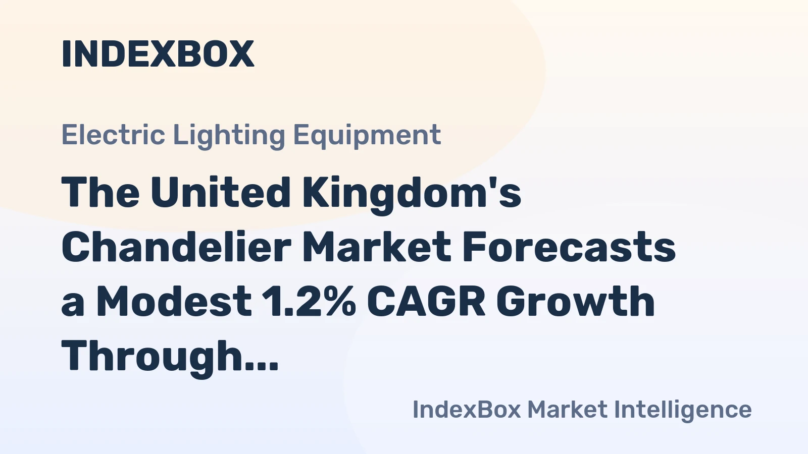 The United Kingdom's Chandelier Market Forecasts a Modest 1.2% CAGR Growth Through 2035