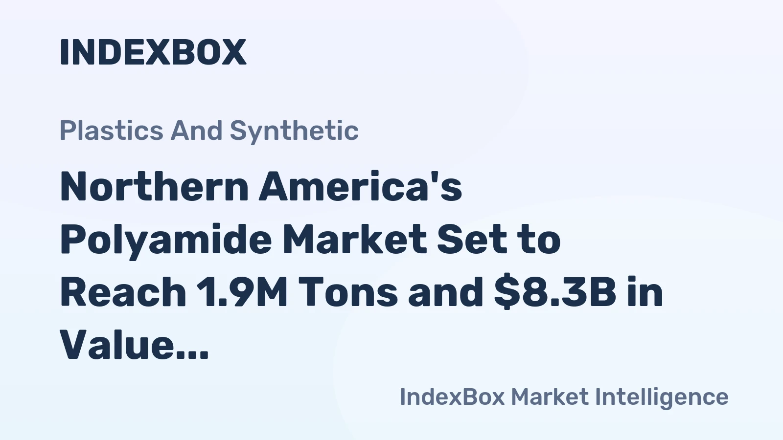 Northern America's Polyamide Market Set to Reach 1.9M Tons and $8.3B in Value