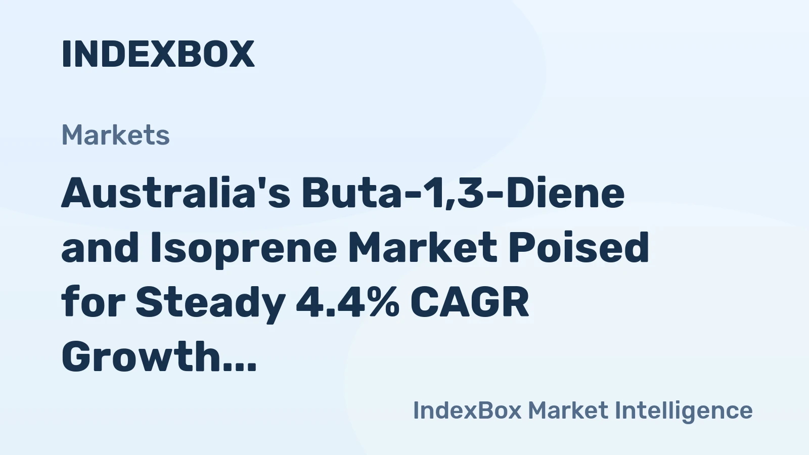 Australia's Buta-1,3-Diene and Isoprene Market Poised for Steady 4.4% CAGR Growth