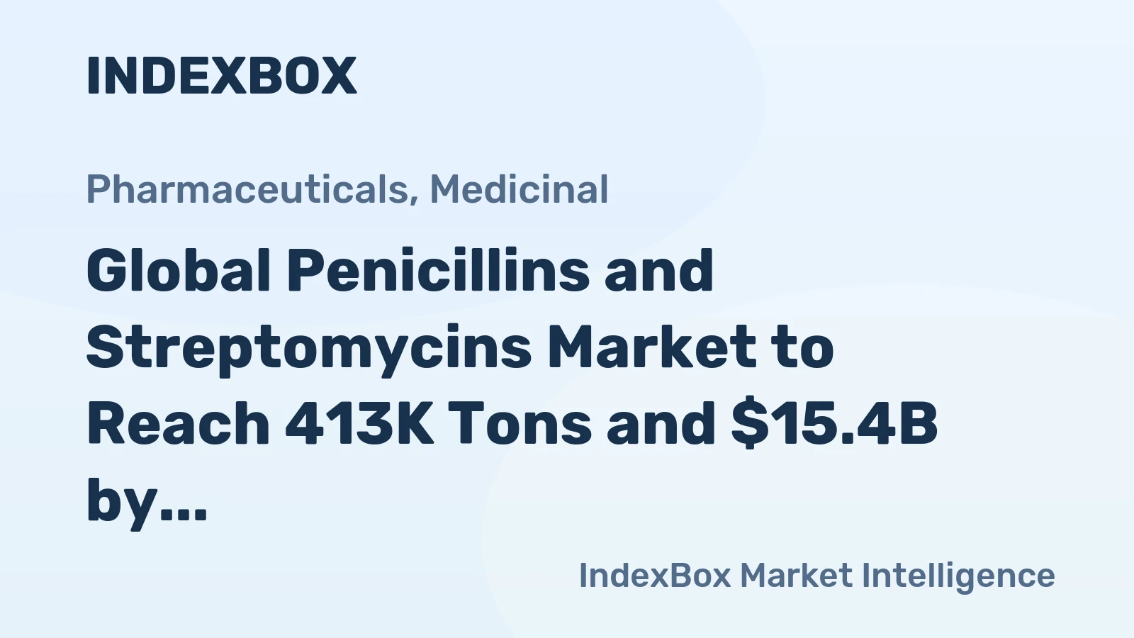 Global Penicillins and Streptomycins Market to Reach 413K Tons and $15.4B by 2035