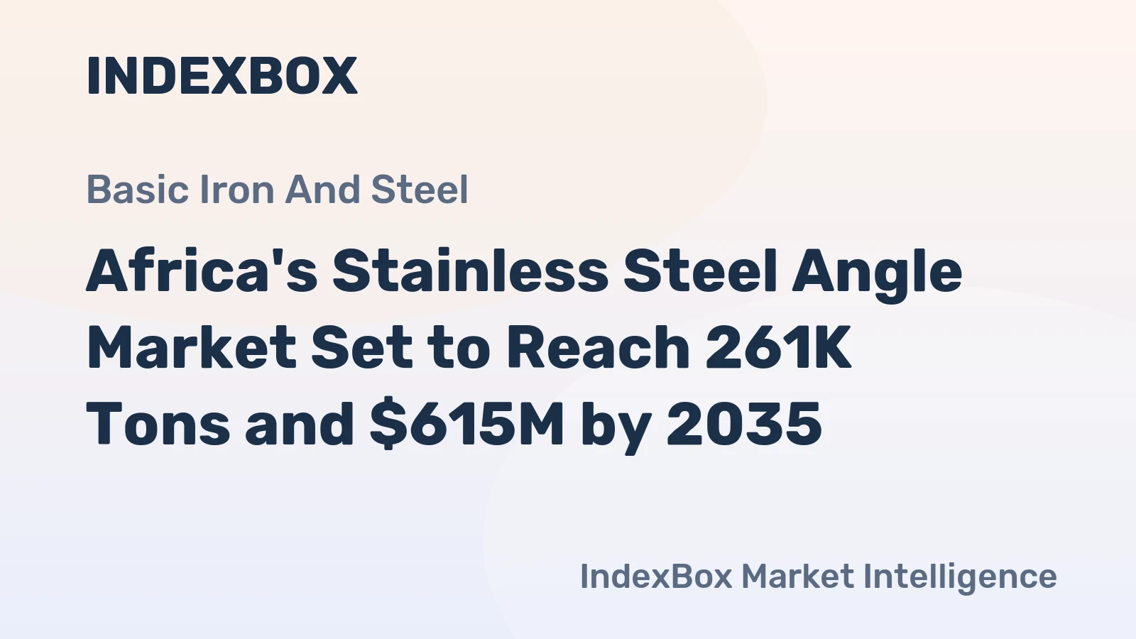 Africa's Stainless Steel Angle Market Set to Reach 261K Tons and $615M by 2035