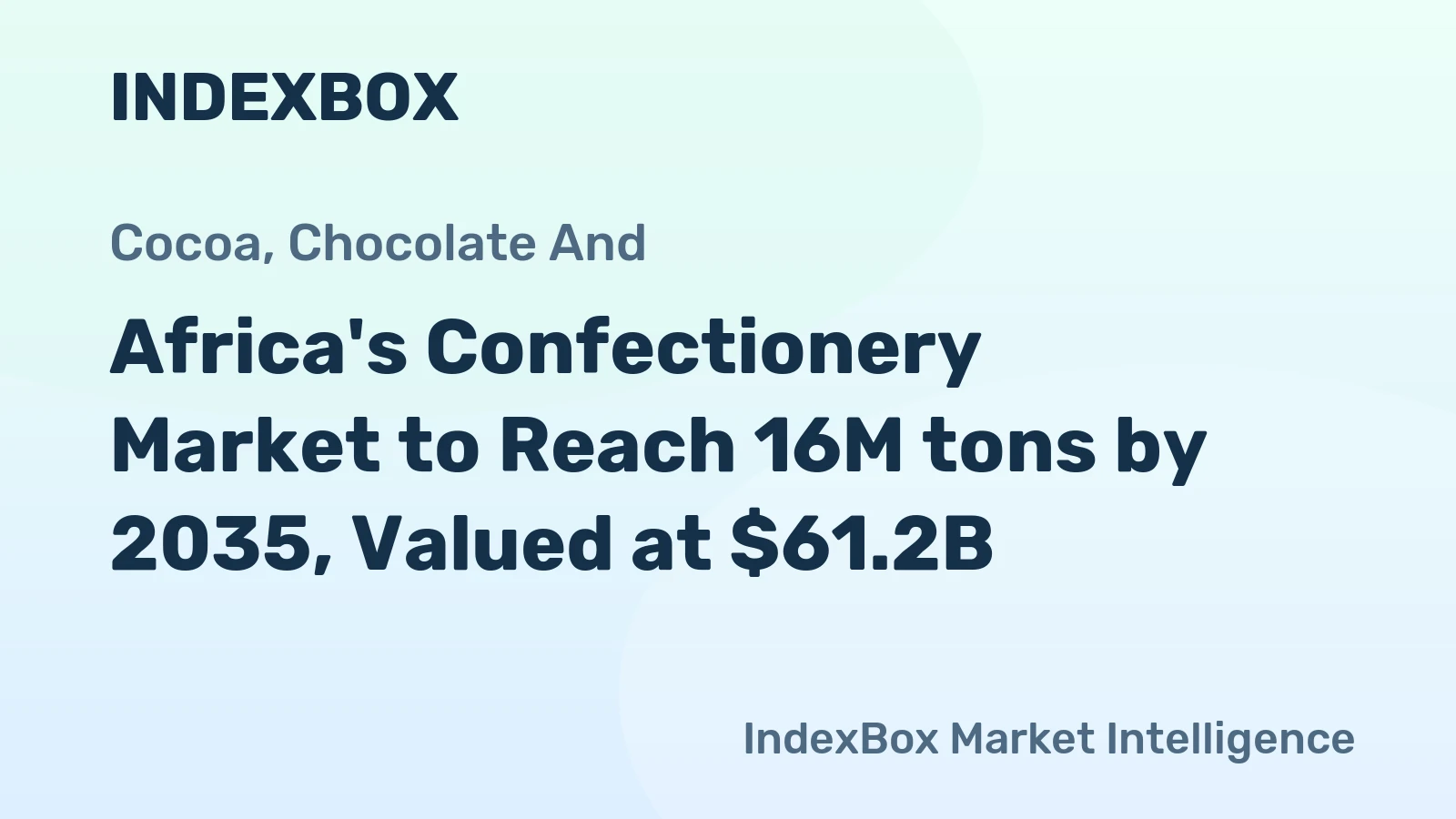 Africa's Confectionery Market to Reach 16M tons by 2035, Valued at $61.2B