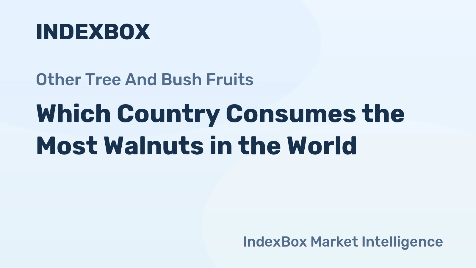 Which Country Consumes the Most Walnuts in the World?