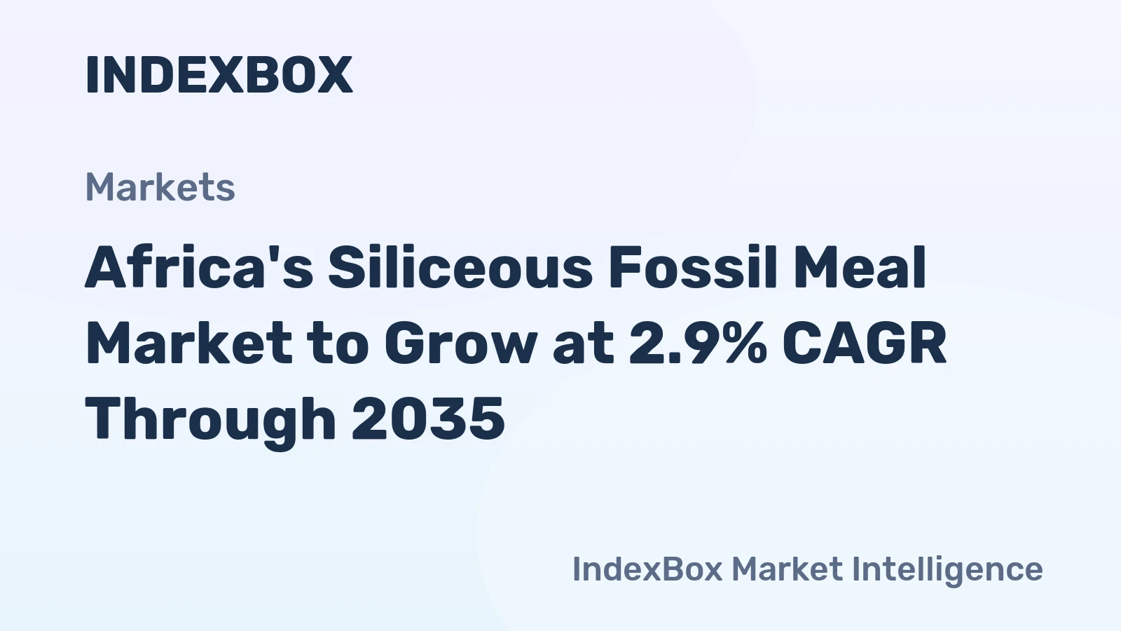 Africa's Siliceous Fossil Meal Market to Grow at 2.9% CAGR Through 2035