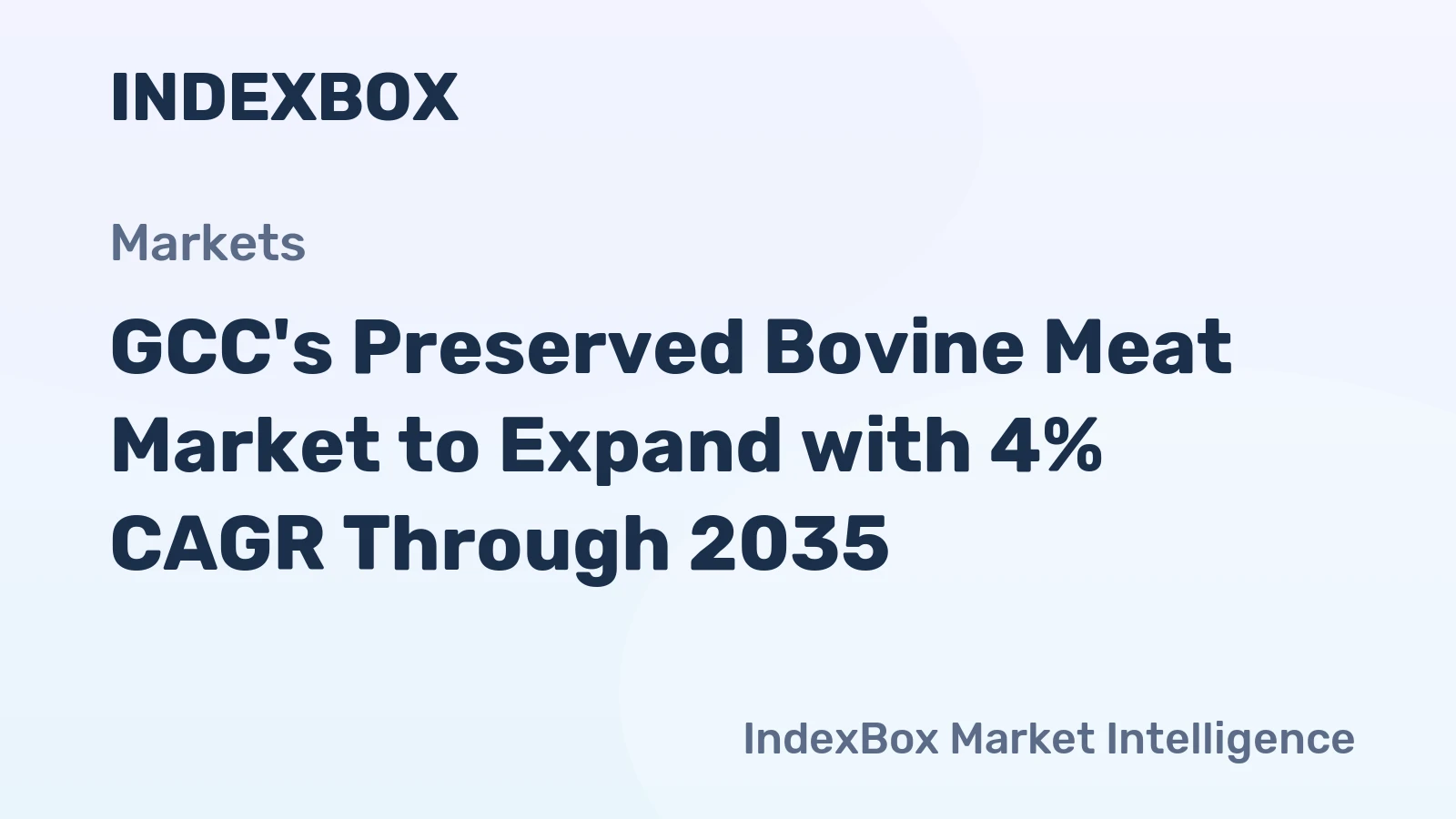 GCC's Preserved Bovine Meat Market to Expand with 4% CAGR Through 2035