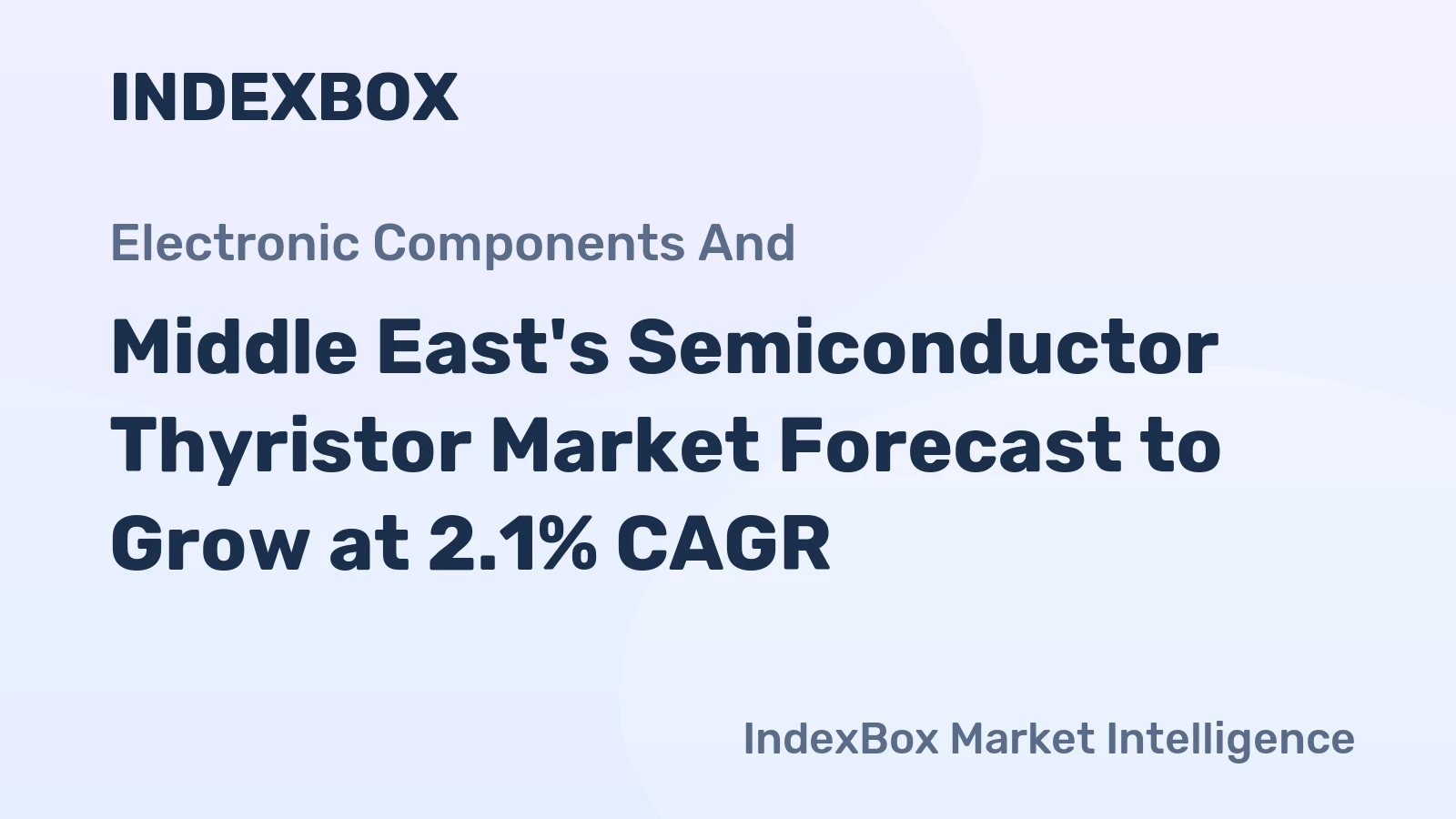 Middle East's Semiconductor Thyristor Market Forecast to Grow at 2.1% CAGR