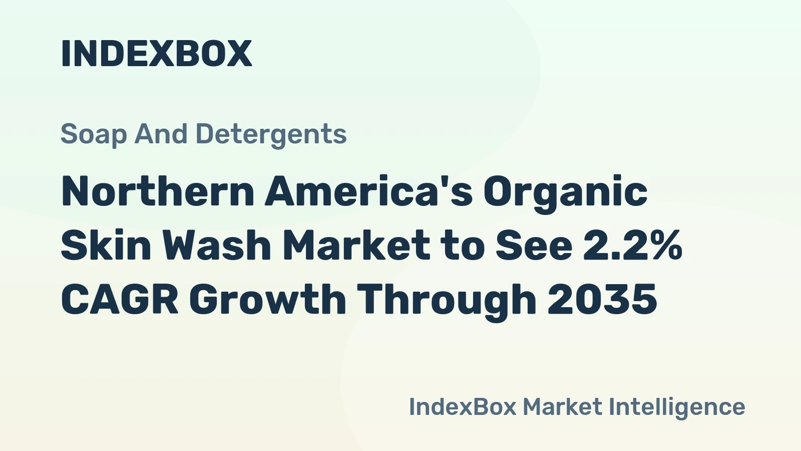 Northern America's Organic Skin Wash Market to See 2.2% CAGR Growth Through 2035