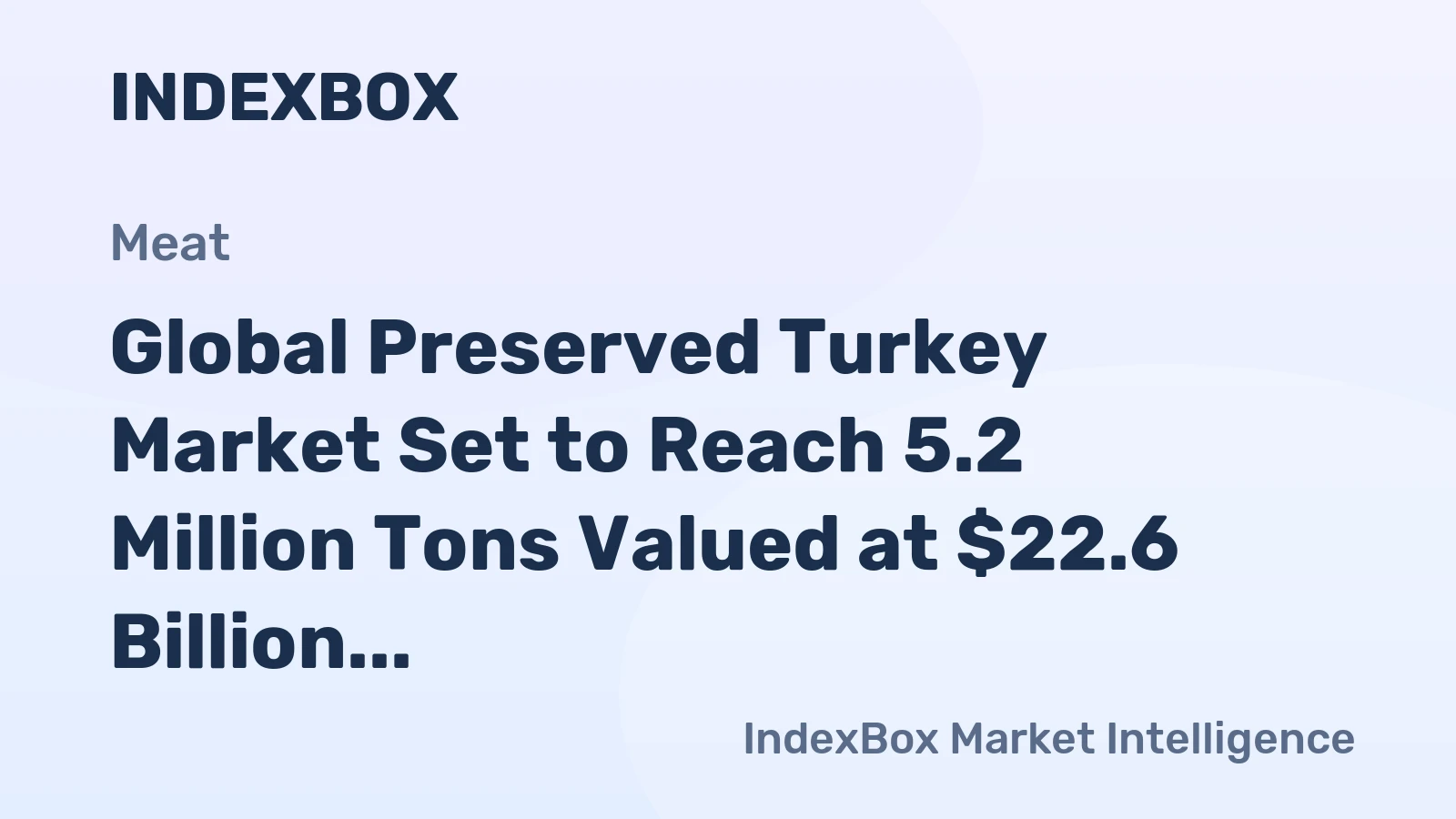 Global Preserved Turkey Market Set to Reach 5.2 Million Tons Valued at $22.6 Billion by 2035