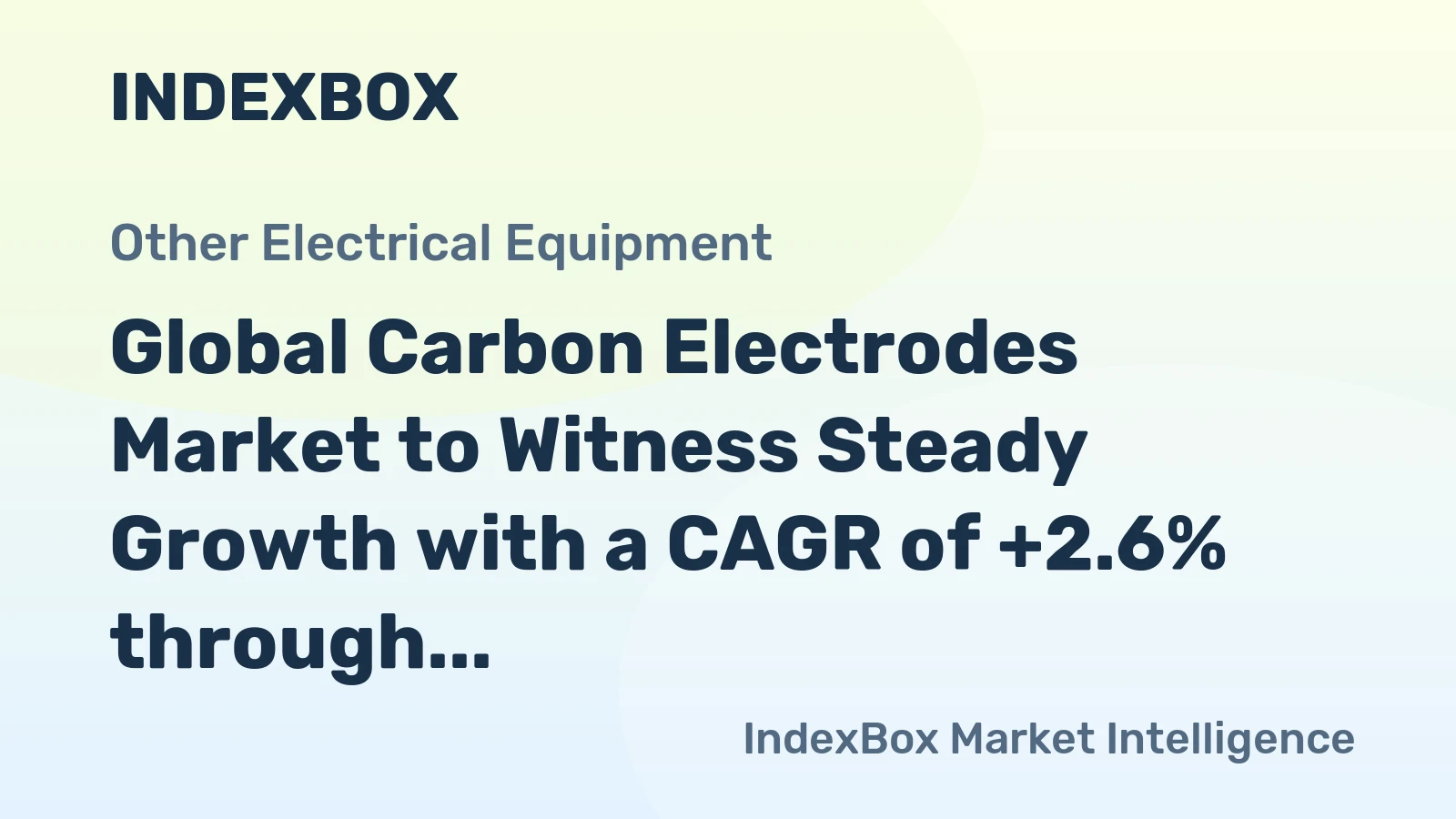 Global Carbon Electrodes Market to Witness Steady Growth with a CAGR of +2.6% through 2035, Reaching $16.9B in Value