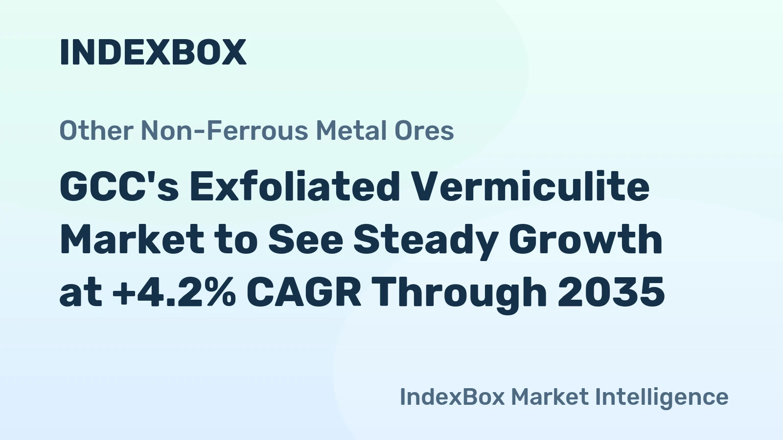 GCC's Exfoliated Vermiculite Market to See Steady Growth at +4.2% CAGR Through 2035