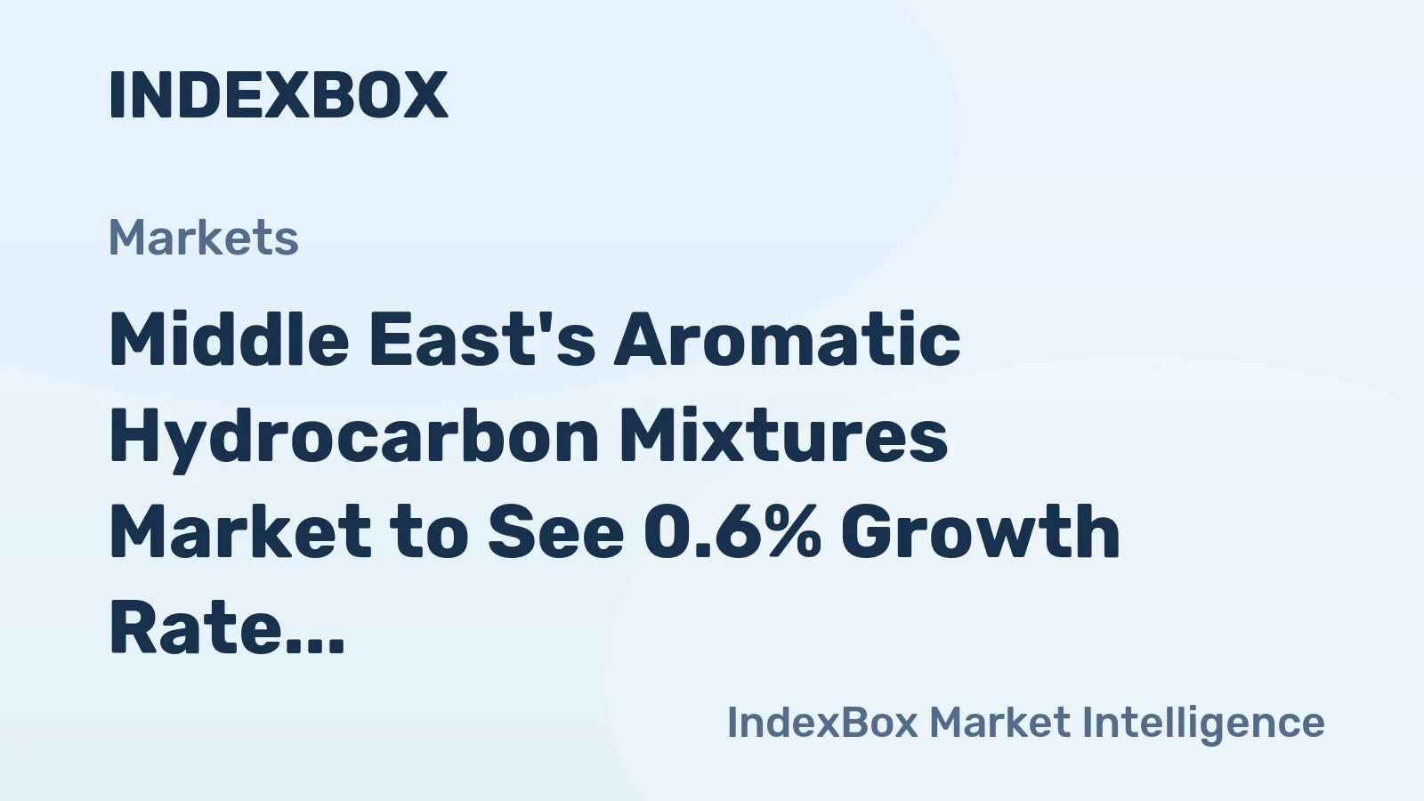 Middle East's Aromatic Hydrocarbon Mixtures Market to See 0.6% Growth Rate through 2035