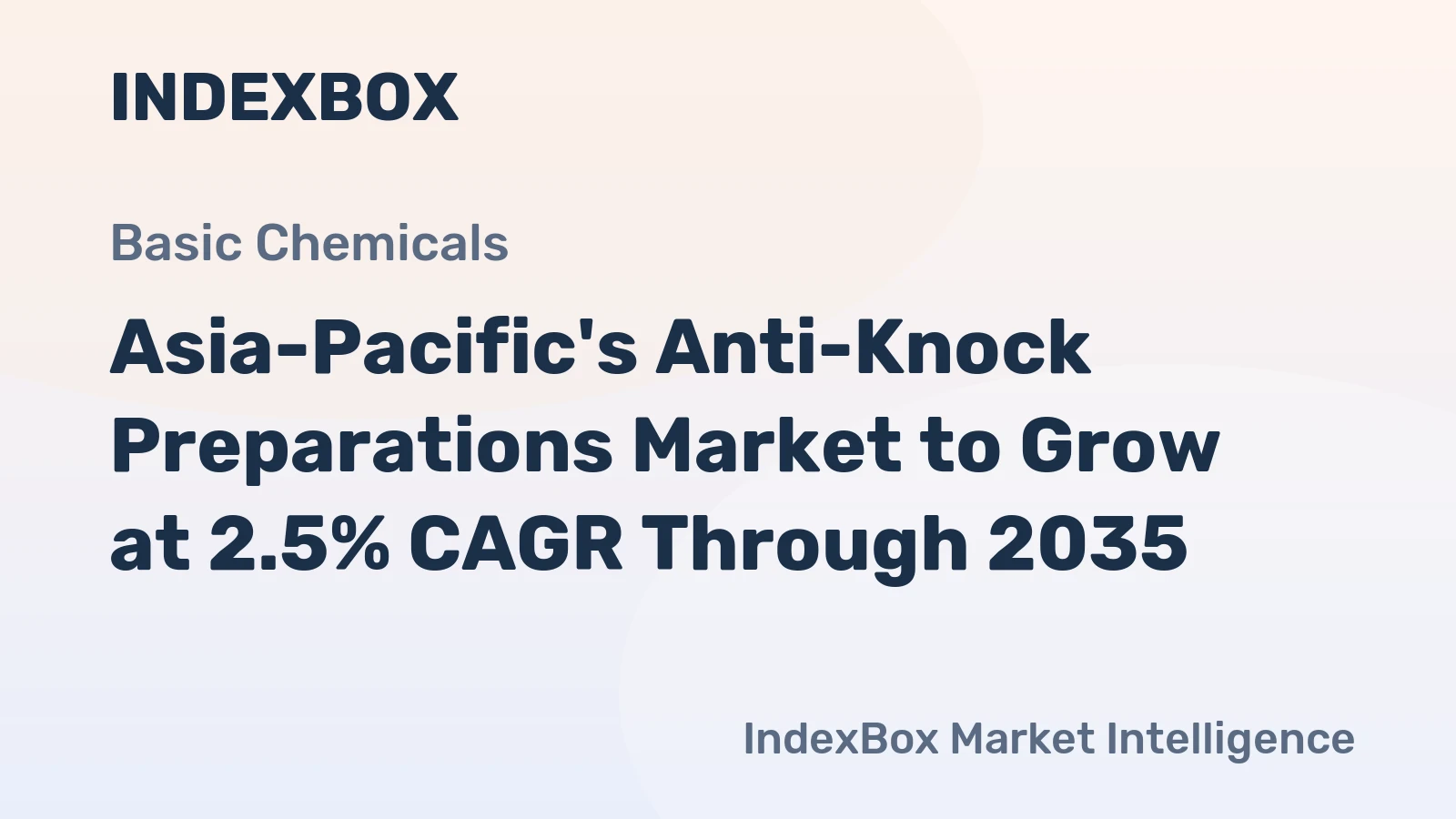 Asia-Pacific's Anti-Knock Preparations Market to Grow at 2.5% CAGR Through 2035