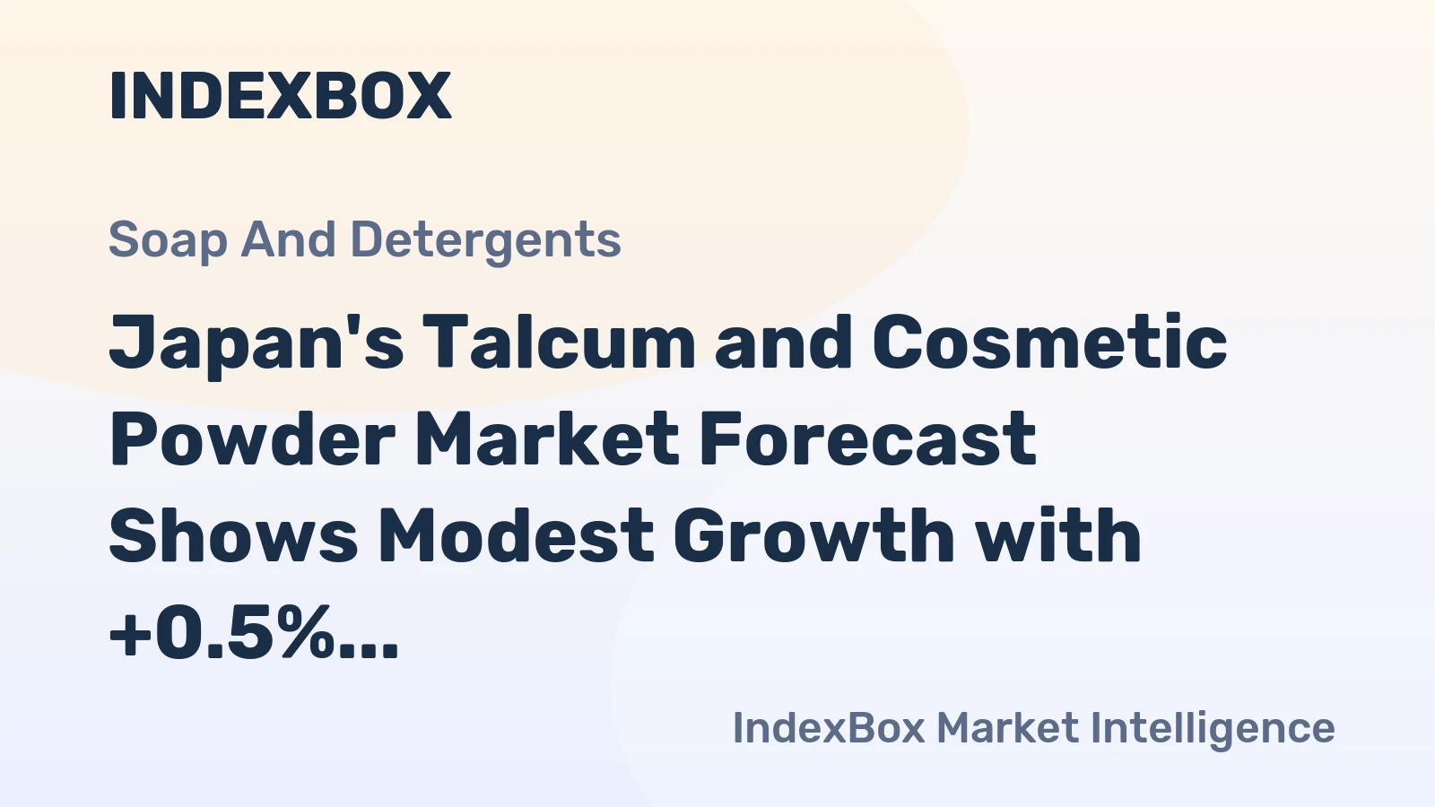 Japan's Talcum and Cosmetic Powder Market Forecast Shows Modest Growth with +0.5% Volume CAGR Through 2035