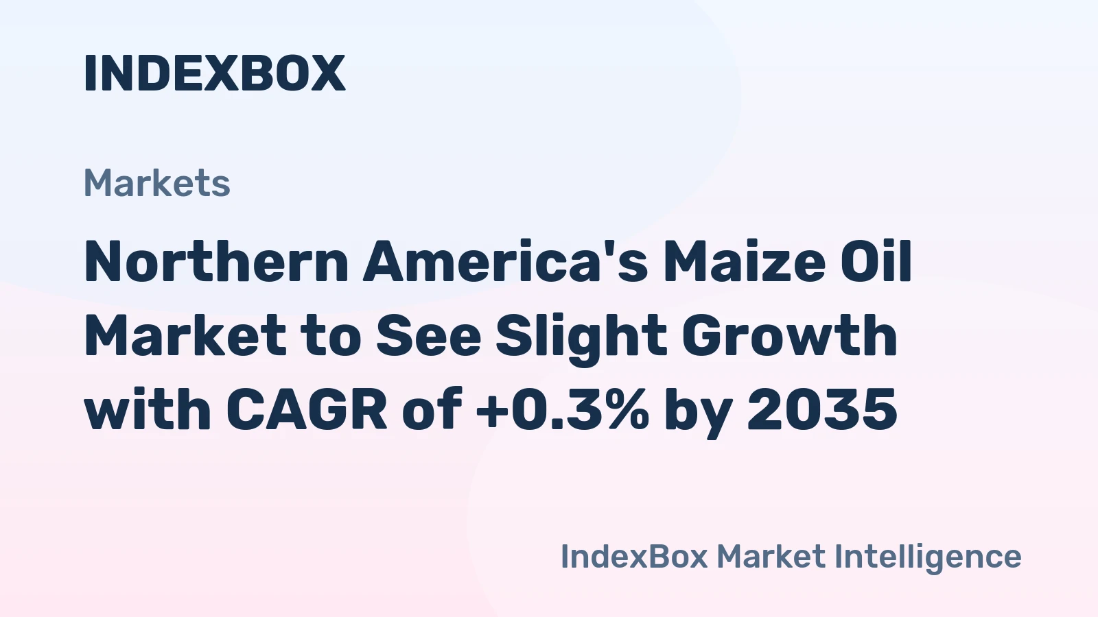 Northern America's Maize Oil Market to See Slight Growth with CAGR of +0.3% by 2035
