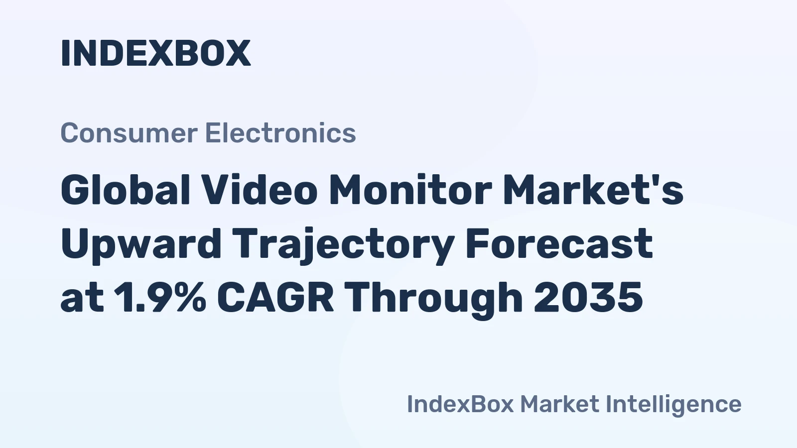 Global Video Monitor Market's Upward Trajectory Forecast at 1.9% CAGR Through 2035