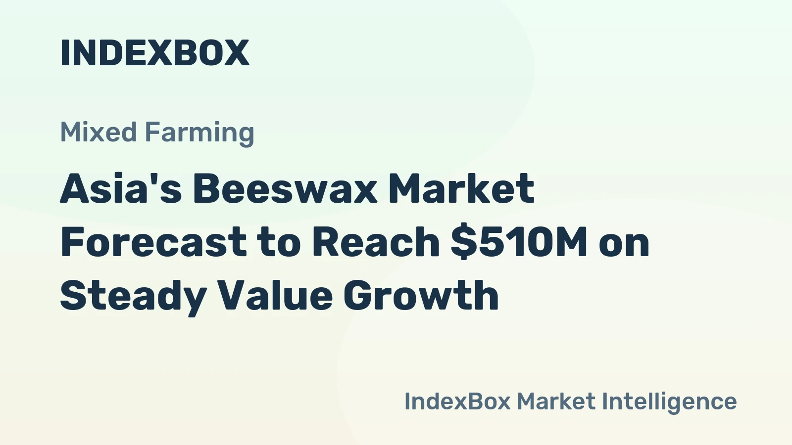 Asia's Beeswax Market Forecast to Reach $510M on Steady Value Growth